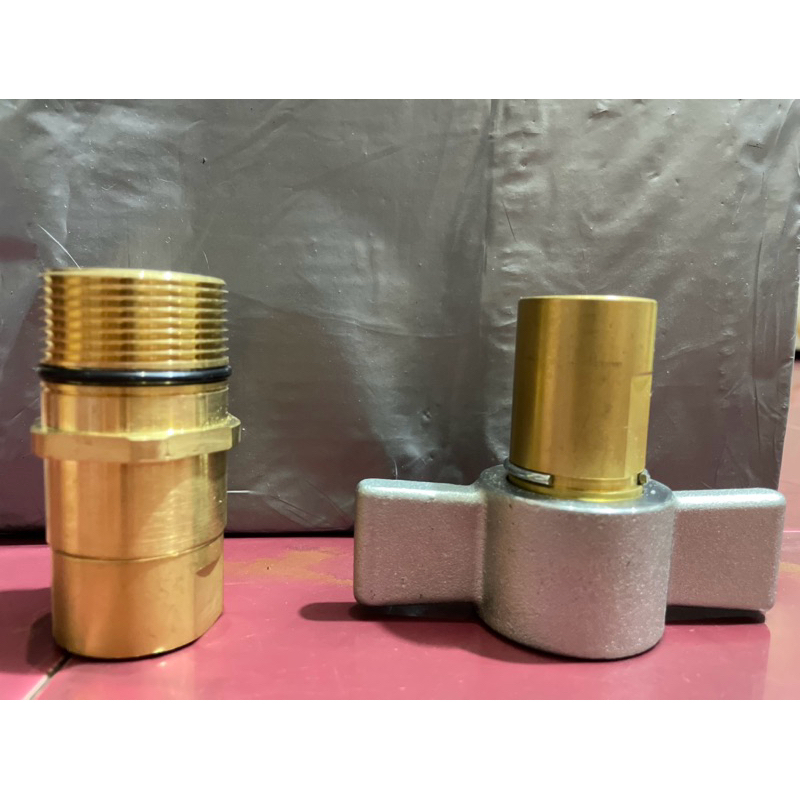 Jual Coupler Hidrolik Butterfly Kuningan / Brass Quick Coupling ...