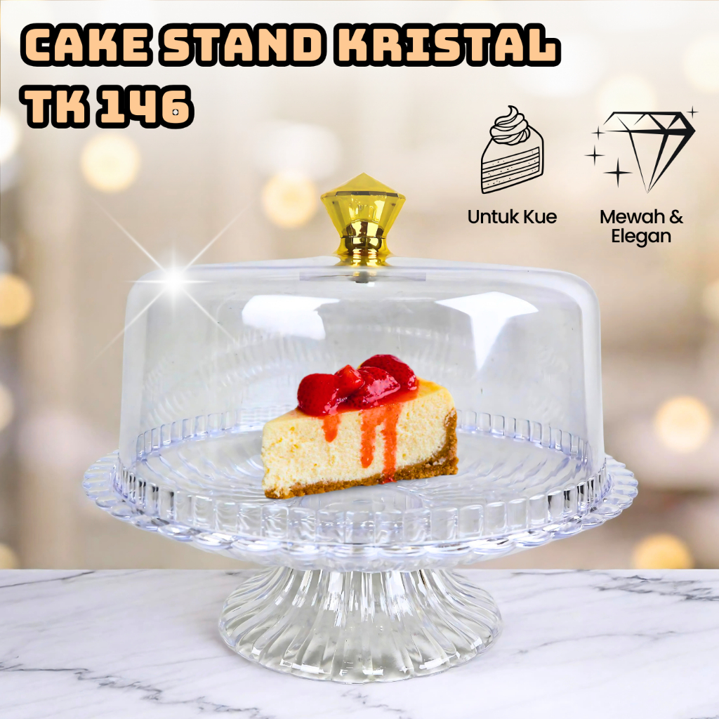 Jual Tempat Kue Roti Bening Transparan Cake Tray TK 146 - BES | Shopee ...