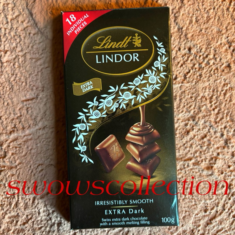 Jual LINDT LINDOR EXTRA DARK CHOCOLATE INDIVIDUAL PIECES COKLAT COKELAT ...