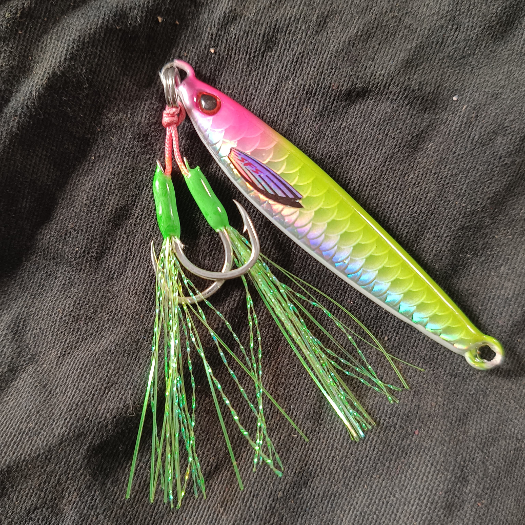 Jual Metal jig Plus Assist hook gomame metal jig 40gram 30gram 20gram micro jig 20gram metal jig ...