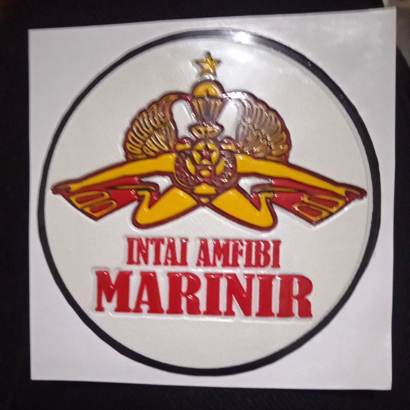 Jual stiker embos Marinir Intai Amfibi | Shopee Indonesia