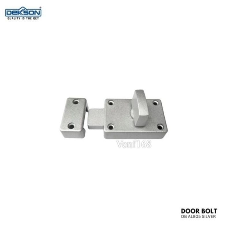 Jual Grendel / Door Bolt Dekkson DB AL805 Silver / Matt Black ...