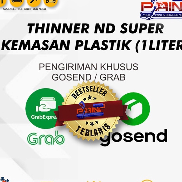 Jual Super Thinner ND 1 Liter Kemasan Plastik | Shopee Indonesia