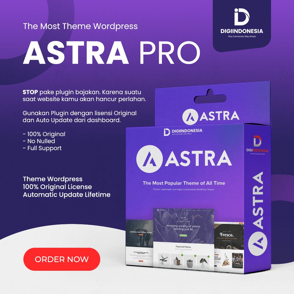 Jual WP ASTRA Pro Theme Wordpress 100% Original License Automatic ...