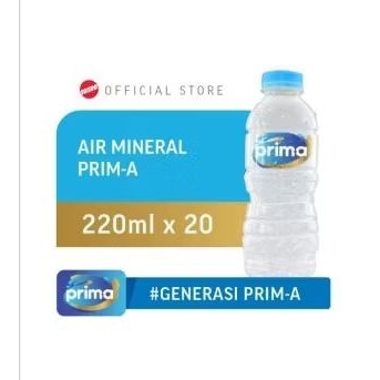 Jual air mineral prima 220ml x 24 bottol | Shopee Indonesia