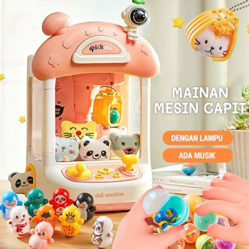 Jual Mesin Capit Boneka Mini Claw Machine Spaceman Doll Machine Mesin ...