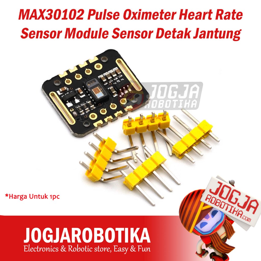 Jual MAX30102 Pulse Oximeter Heart Rate Sensor Module Sensor Detak ...