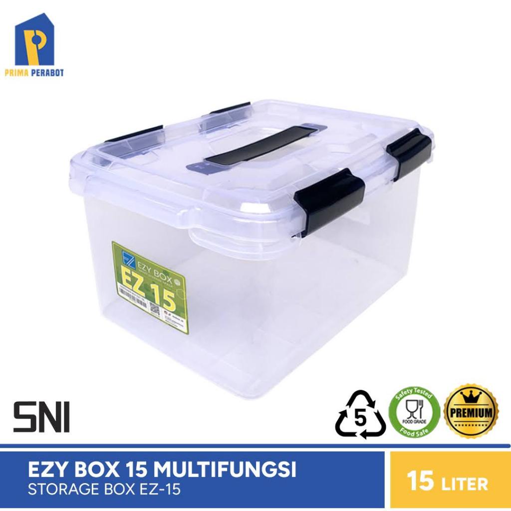 Jual Storage Box MultiFungsi Box Container 15 L Transparan | Shopee ...
