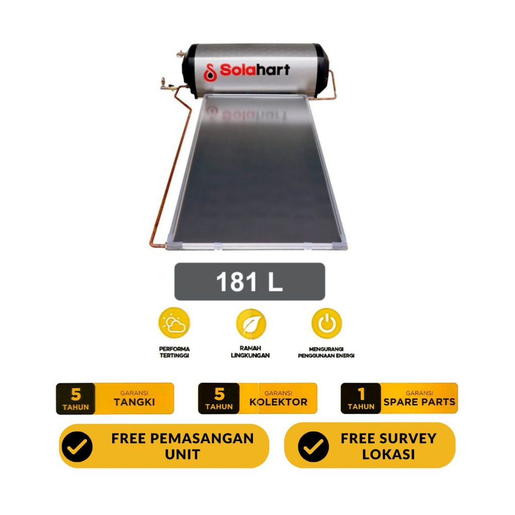 Jual SOLAHART L SERIES DIRECT Garansi 5 Tahun Pemanas Air Tenaga Surya ...