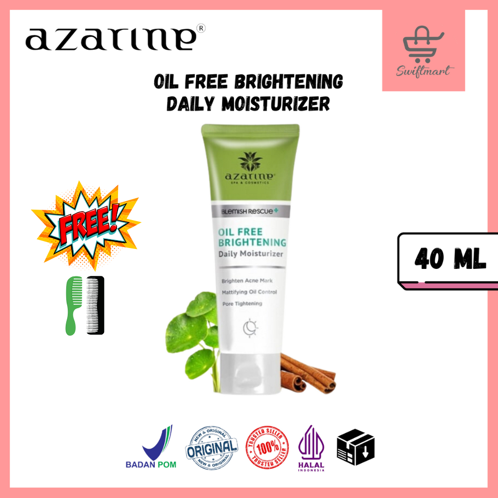 Jual AZARINE Oil Free Brightneing Daily Moisturizer 40ml | Shopee Indonesia