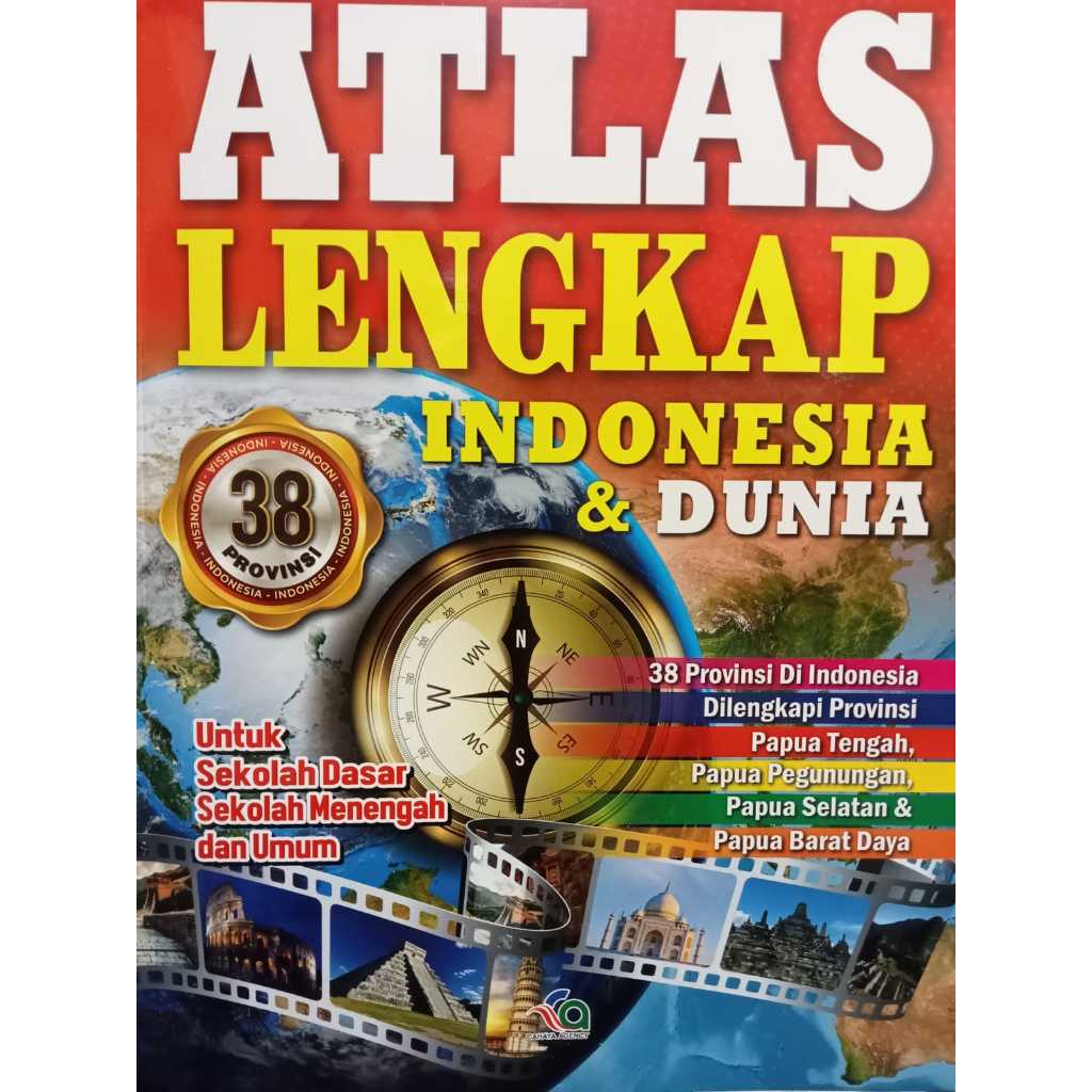 Jual BUKU ATLAS LENGKAP INDONESIA DAN DUNIA | Shopee Indonesia