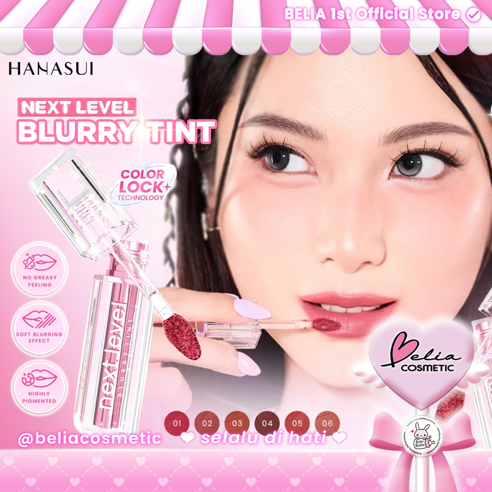 Jual BELIA HANASUI Next Level Blurry Tint | Lip Tint Watery To Blur ...