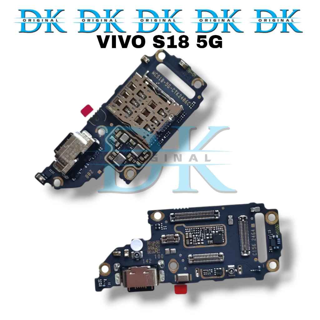 Jual Konektor Charger Vivo S18 5G USB Papan Cas Mic Pcb Board Ori ...