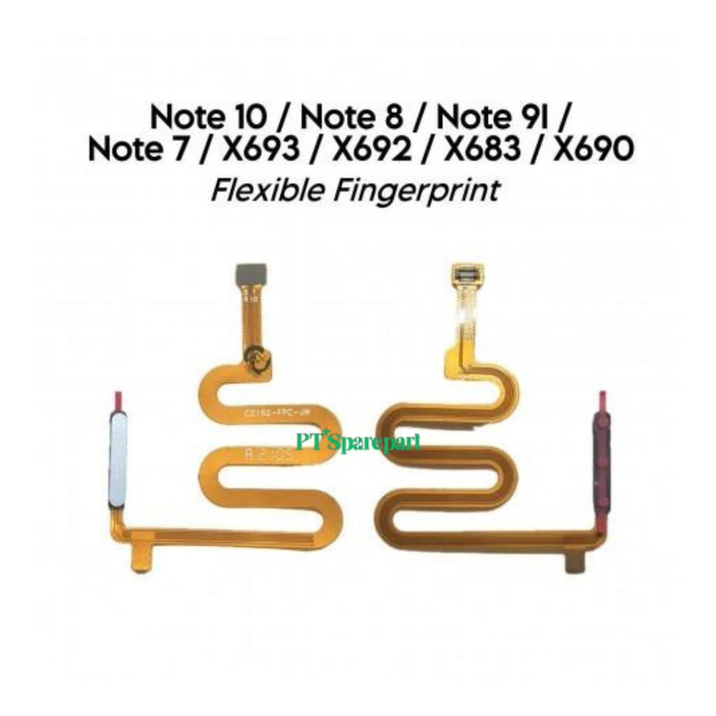 Jual Flexible Fingerprint / Tombol On Off Infinix Note 10 / Note 8 ...