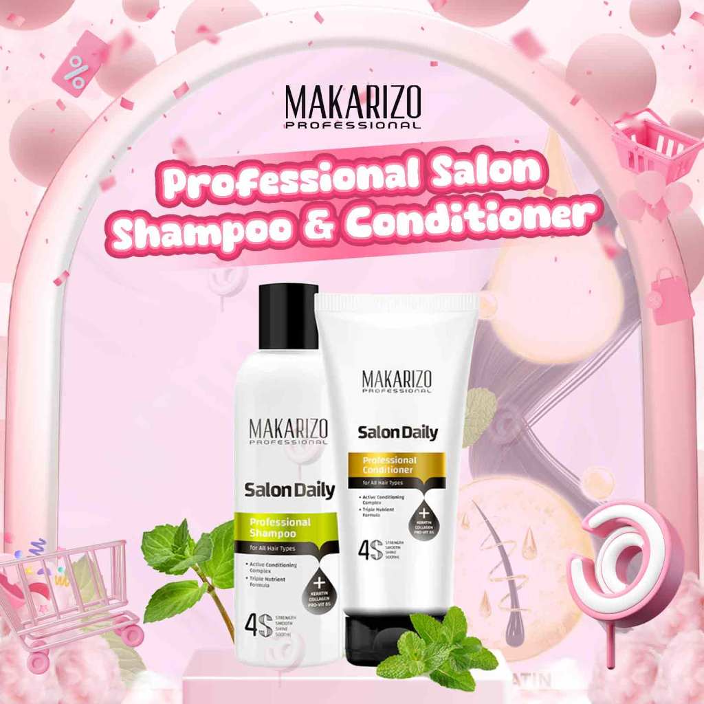 Jual MAKARIZO PROFESSIONAL - SALON DAILY SHAMPOO | CONDITIONER ( 200 ml ...