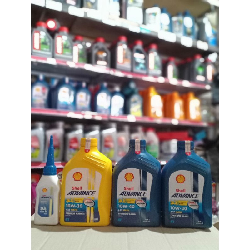 Jual Paket Hemat Oli Mesin Matic Shell Matic 0.8ml 1Liter dan Oli Gear ...