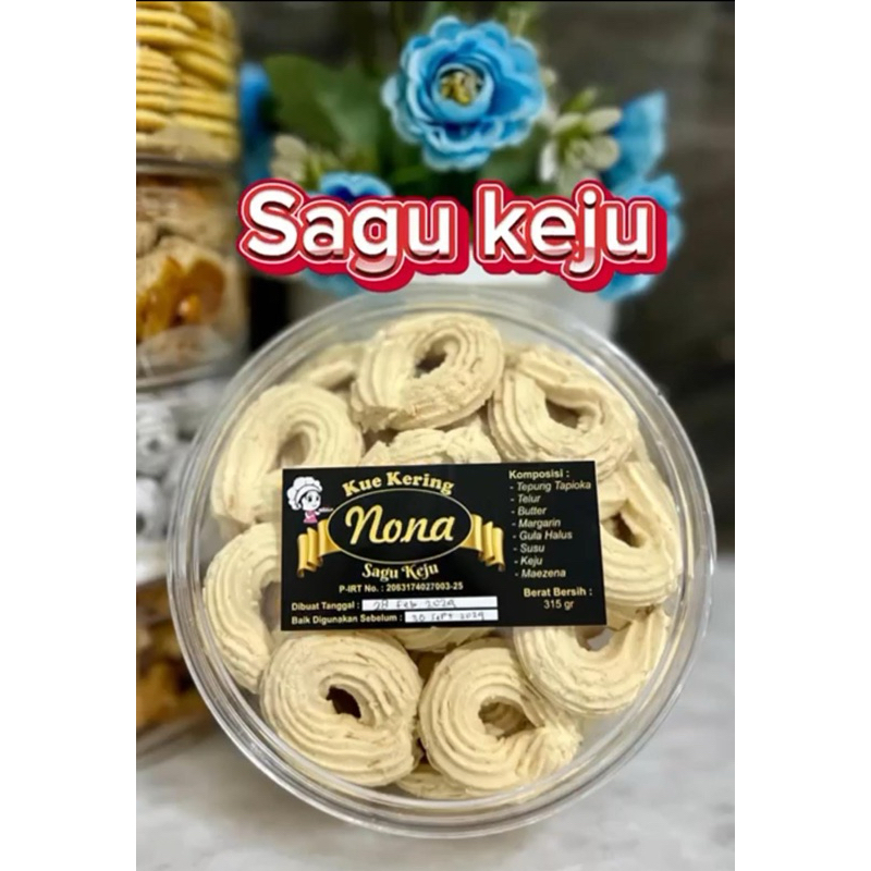 Jual Kue Kering Sagu Keju 500 gram | Kue lebaran | Shopee Indonesia