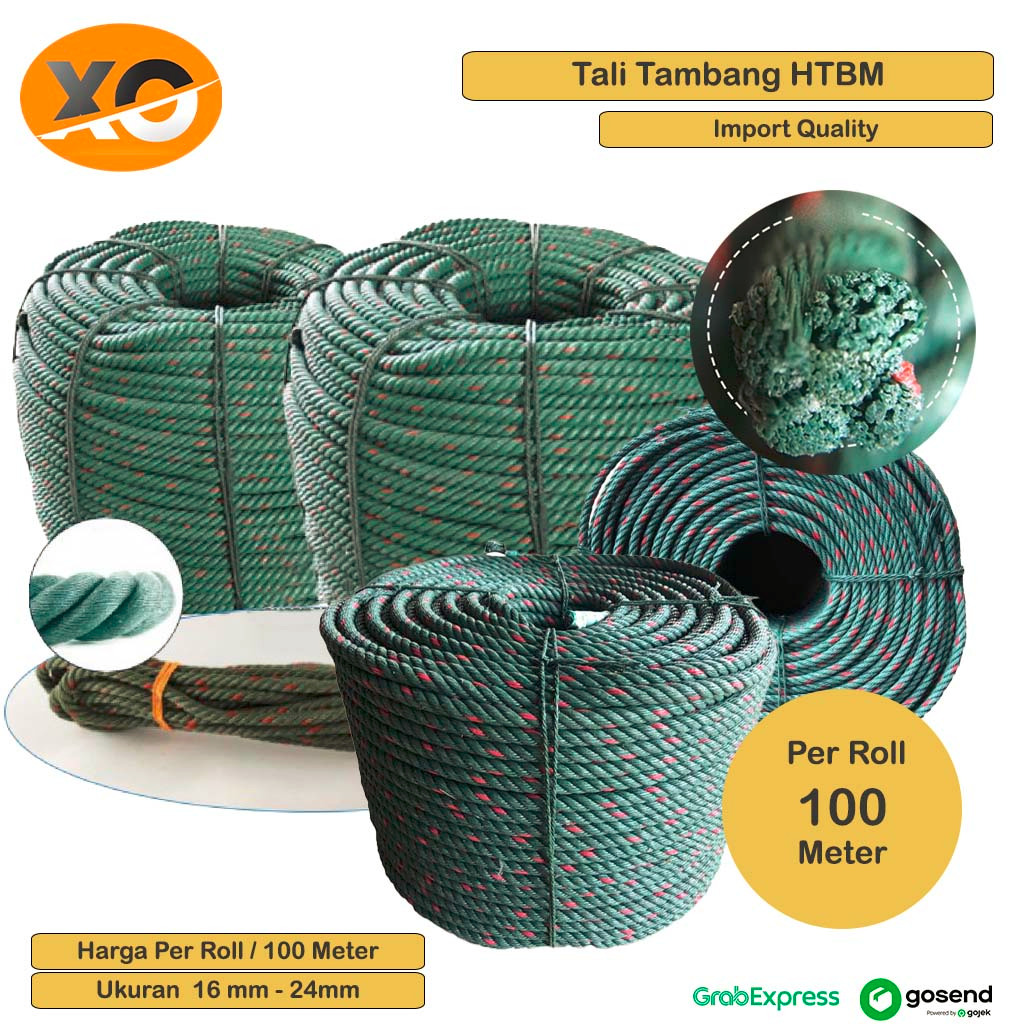 Jual Tali Tambang Plastik Roll Tali HTBM Kecil 3mm 4mm 5mm 6mm 7mm Tampar Pengikat Barang Mobil ...