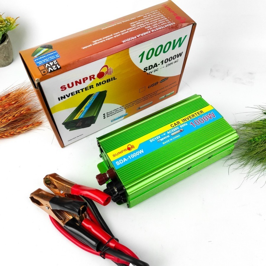 Jual Inverter Power Sunpro SDA 1000W With USB 5V / Power Inverter 1000 ...