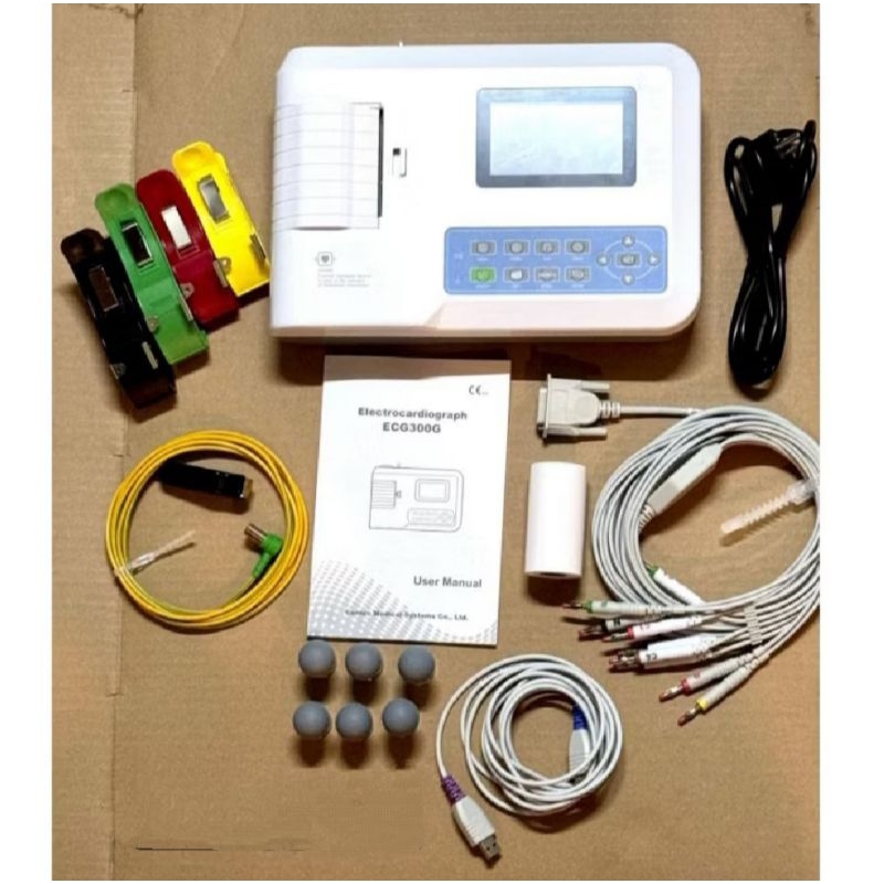 Jual Mesin EKG Contec 3 Channel / Electrocardiograph ECG 300G / ECG 3 Channel Contec | Shopee ...