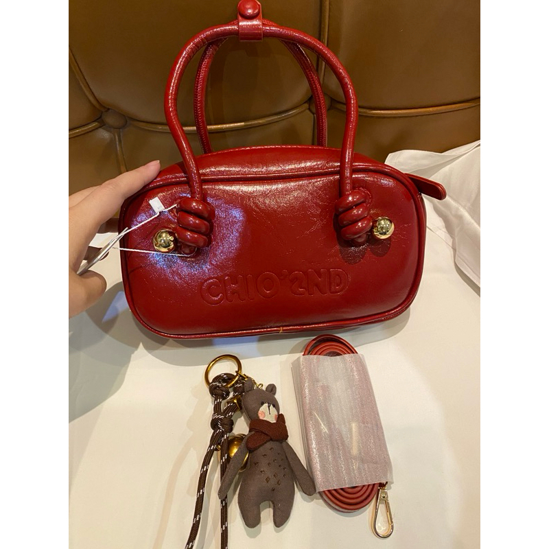 Jual mini bag chio’2nd warna merah | Shopee Indonesia