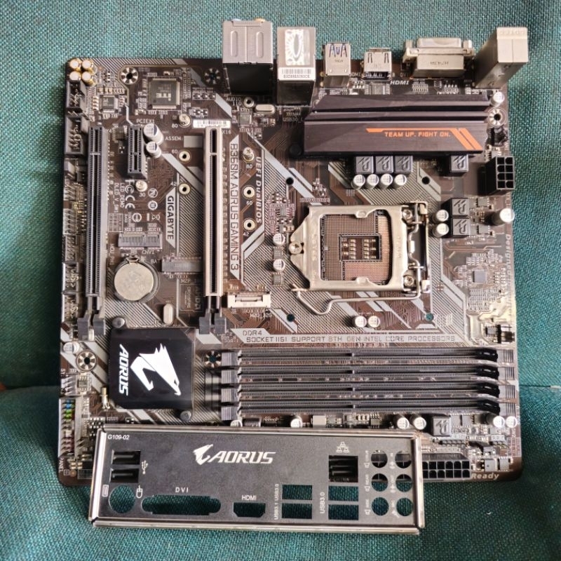 Jual MOBO GIGABYTE AORUS GAMING 3 B360M SUPPORT GEN 8 DAN 9 COPOTAN ORI MURAH BANGET | Shopee ...