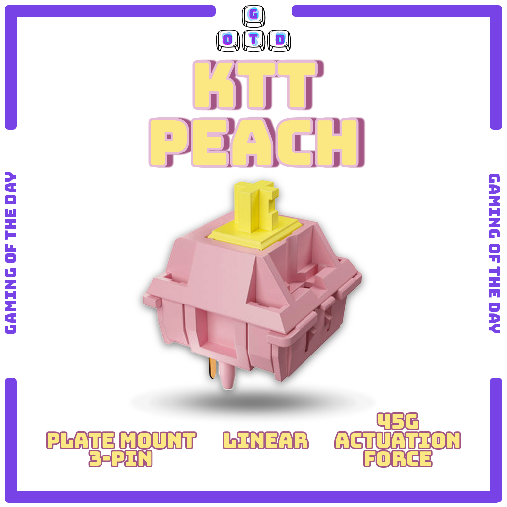 Jual Content / KTT Peach Linear Lubed Factory Mechanical Switch ...