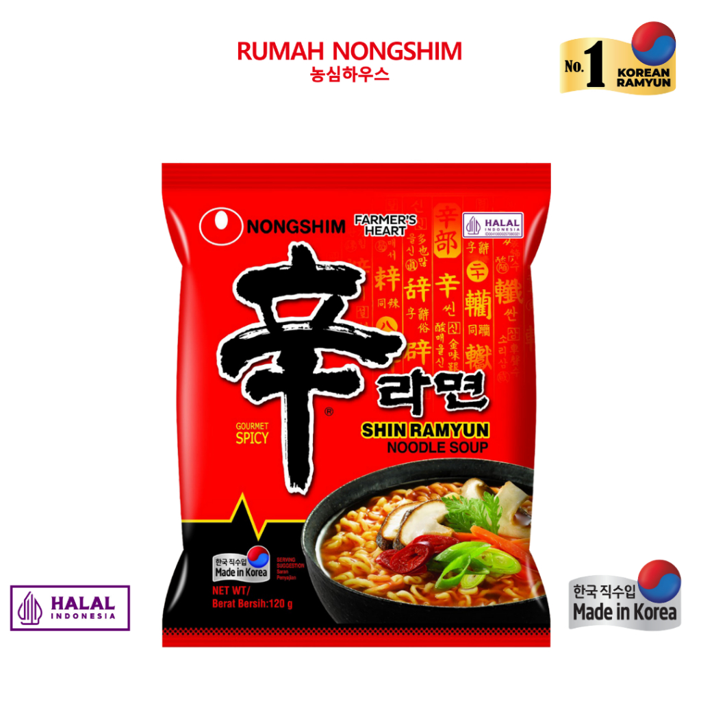 Jual Bundling MIX - Nongshim Shin Ramyun ORIGINAL & Shrimp Cracker ...