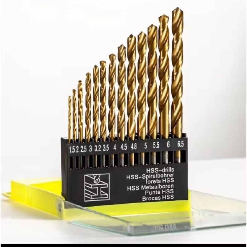 Jual Gold Version 13 Pcs Mata Bor Besi Kayu Plastik | Shopee Indonesia