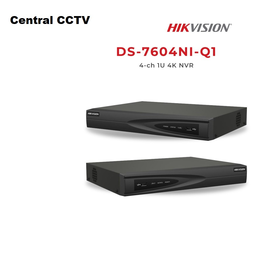 Jual NVR Hikvision 4CH DS-7604NI-Q1 | Shopee Indonesia