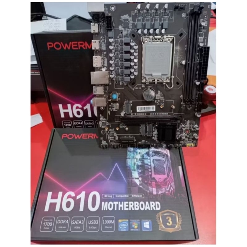 Jual Motherboard POWERMAX H610 ( H610, SOCKET 1700, DDR4 INTEL ...