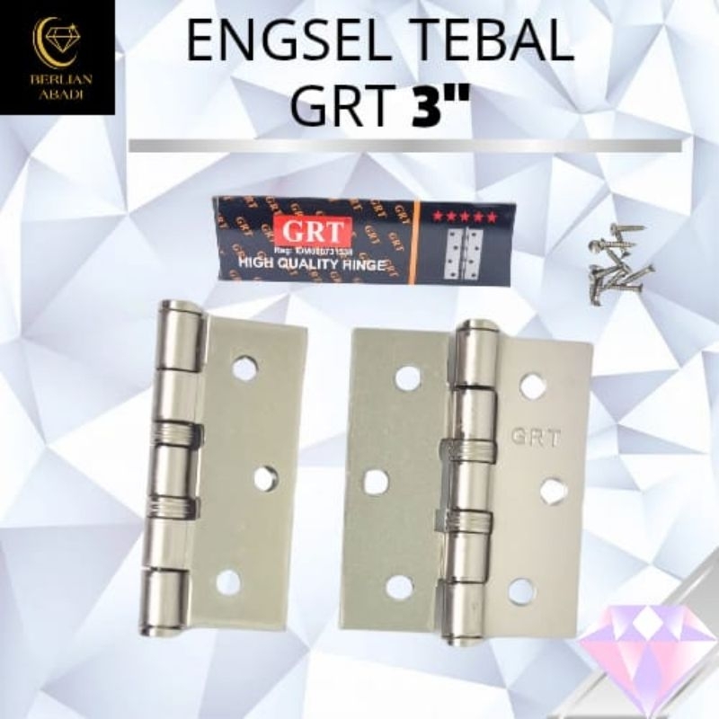 Jual Engsel Pintu Jendela Engsel Bearing Tebal GRT 3" | Shopee Indonesia