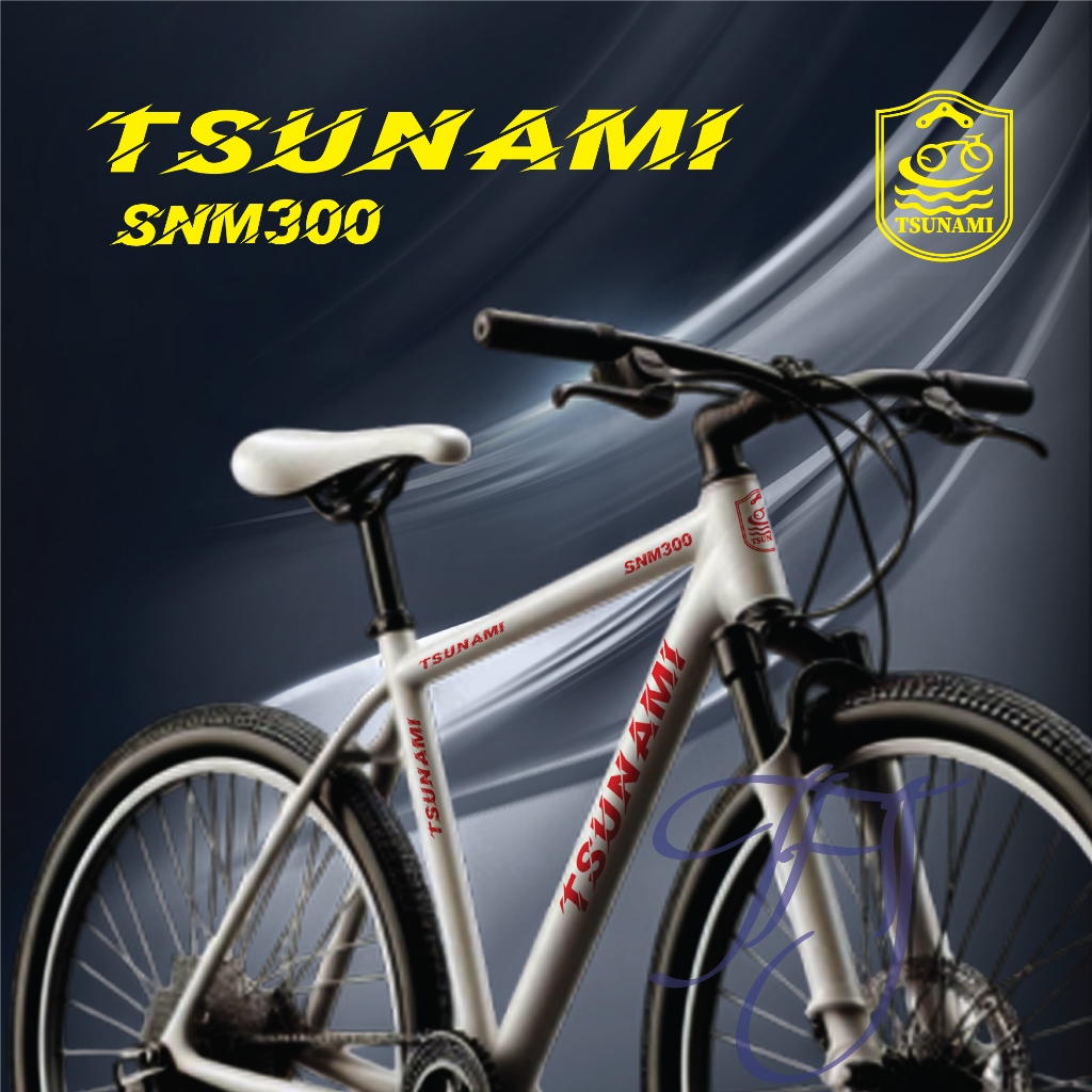 Jual Sticker 1 set TSUNAMI 300/ Cutting sticker sepeda | Shopee Indonesia