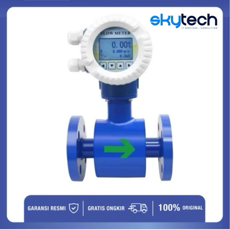 Jual Flowmeter Electromagnetic DN25 1"Inch Flow Meter Electromagnetic DN 25 Meteran Air Digital ...