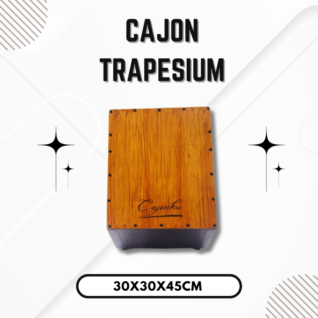 Jual Kajon Trapesium Natural Series Cajon Kajon Trapesium Besar Drumbox ...