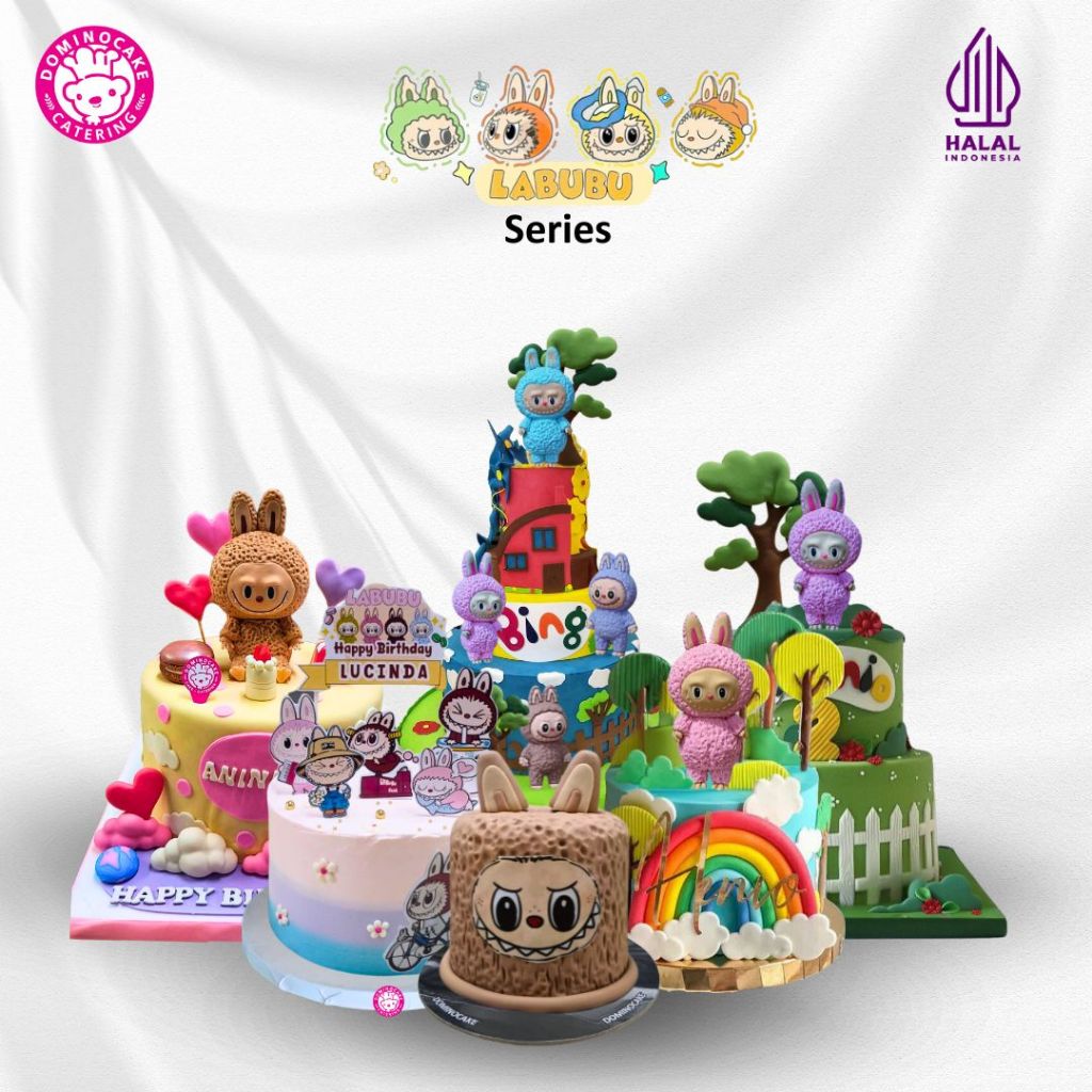 Jual Dominocake | Kue Ulang Tahun Labubu | Birthday Cake | Shopee Indonesia