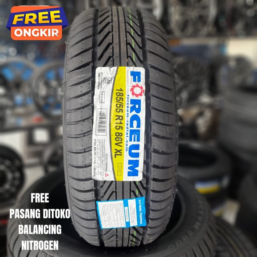 Jual Ban Mobil Tubles Ukuran 185 55 R15 Forceum D800 Gratis Pasang Dan ...