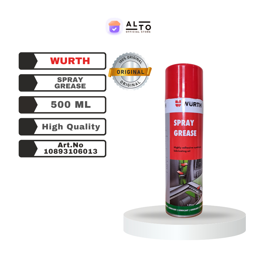 Jual Wurth Spray Grease [500ml] Gemuk Pelumas Semprot Sintetis ...