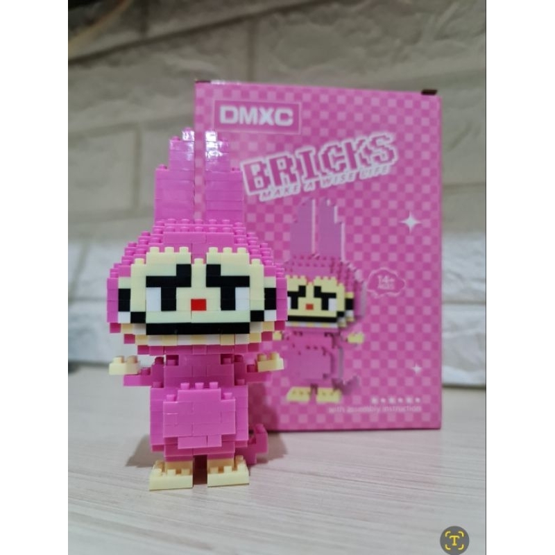 Jual Micro Block Brick Labubu Trendy Toys DIY Mainan Blok Susun Nano ...