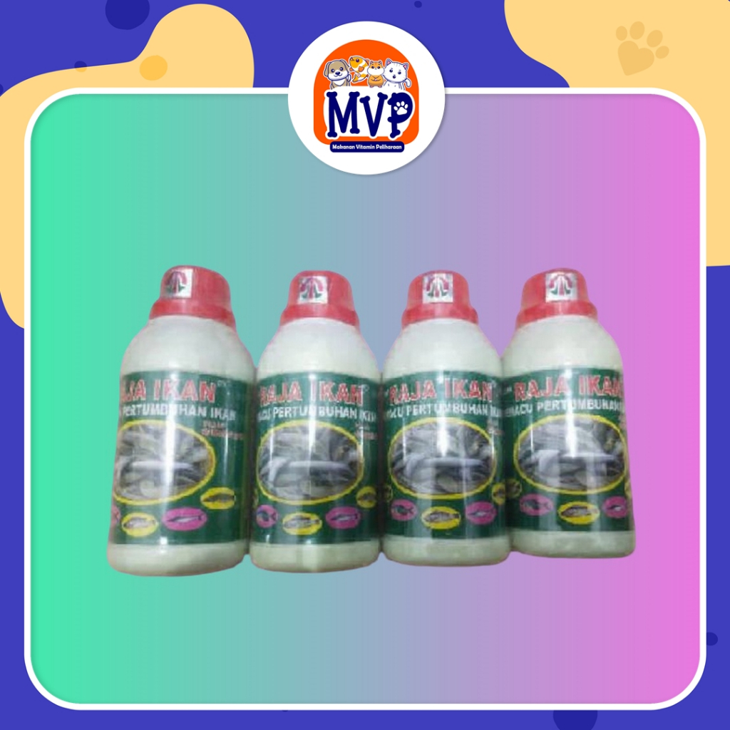 Jual Raja Ikan 250Ml - Pemacu Pertumbuhan Ikan - Mengandung Multivitamin Mineral Bakteri ...