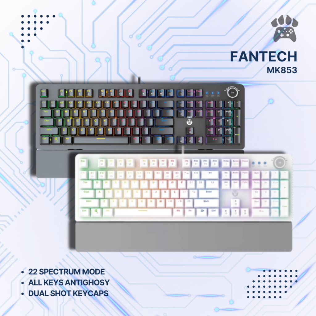 Jual Fantech MaxPower MK853 Mechanical Keyboard Gaming | Shopee Indonesia