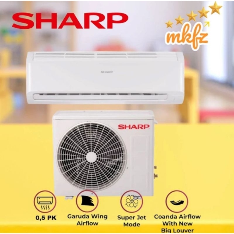 Jual AC SHARP 1PK TYPE 09BEY(GARANSI RESMI) | Shopee Indonesia