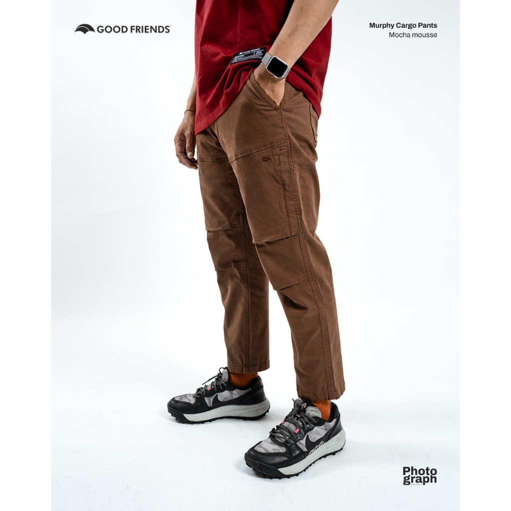 Jual GOODFRIENDS Celana Cargo Relaxed Fit MURPHY Pants MOCHA MOUSSE | Shopee Indonesia