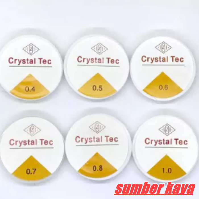 Jual ( Tersedia Grosir / Satuan ) Senar Elastis/ Benang / Tali Karet Transparan / Nylon / Nilon ...