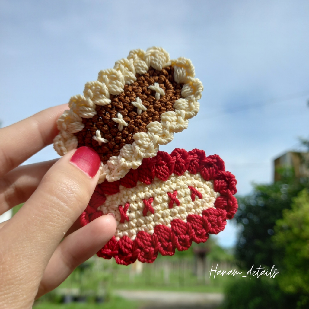 Jual Jepitan rambut rajut kiyowo~ hairclip crochet | Shopee Indonesia