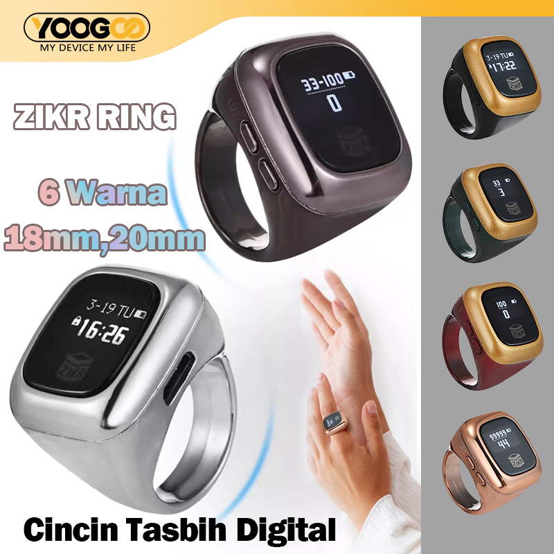 Jual Cincin Tasbih Digital Tasbih Smart Ring Bluetooth Tasbih Digital ...