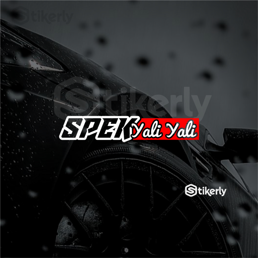 Jual Stiker Spek Yali Yali Cutting Sticker Menyala | Shopee Indonesia