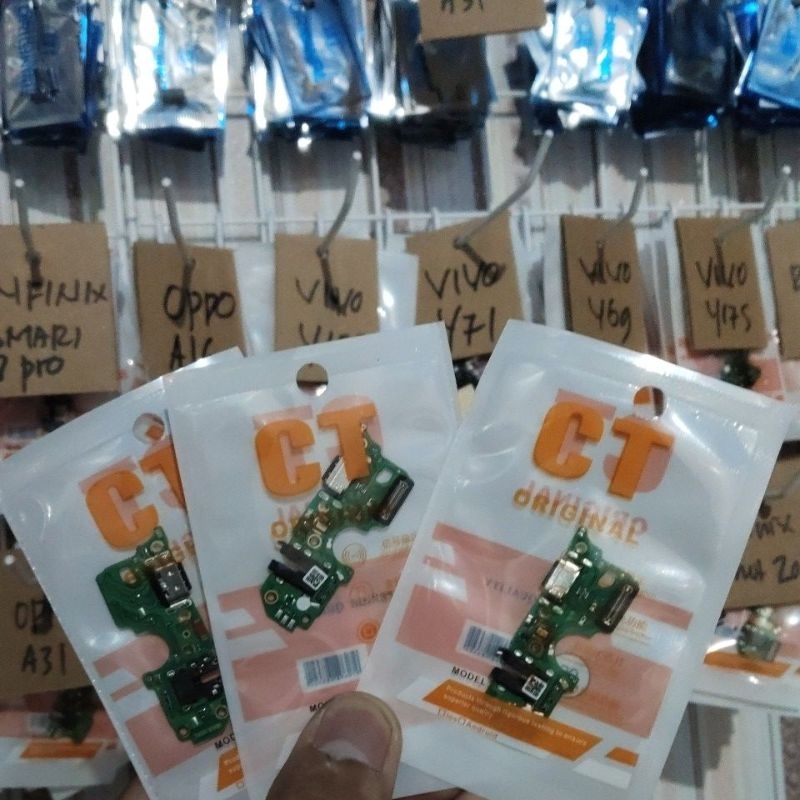 Jual PAPAN CAS/PAPAN CAS PCB +MIC FULL KOMPONEN IC HF OPPO A18/A38 4G ...
