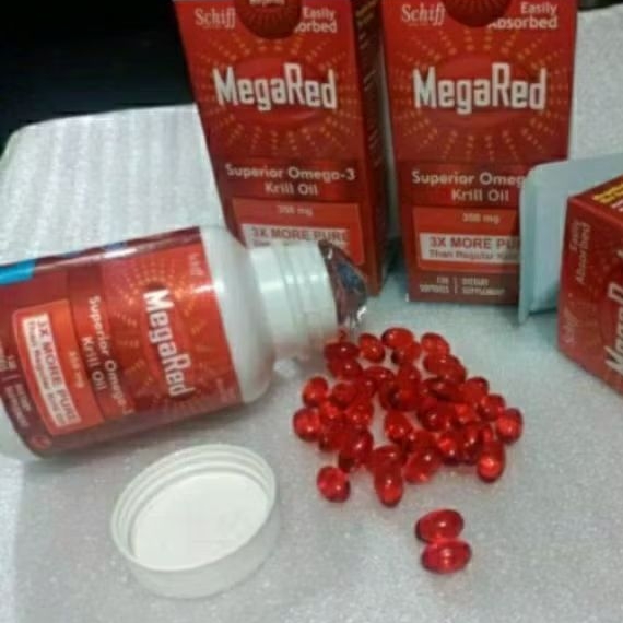 Jual Schiff Mega Red Superior Omega-3 Krill Oil 350mg 130 Softgels ...