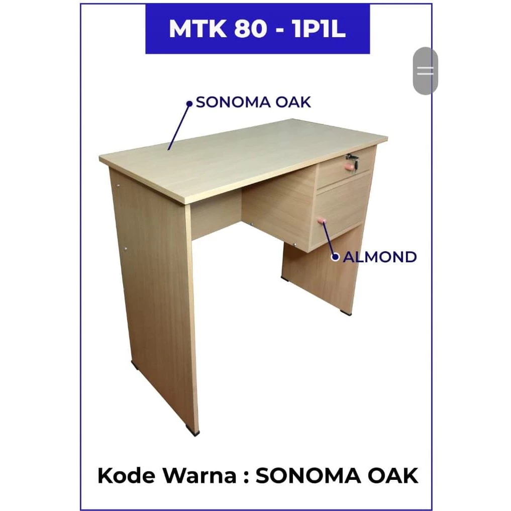 Jual READY STOCK] KINGDOM PANEL MEJA KANTOR / MEJA KAYU / MEJA BELAJAR ...